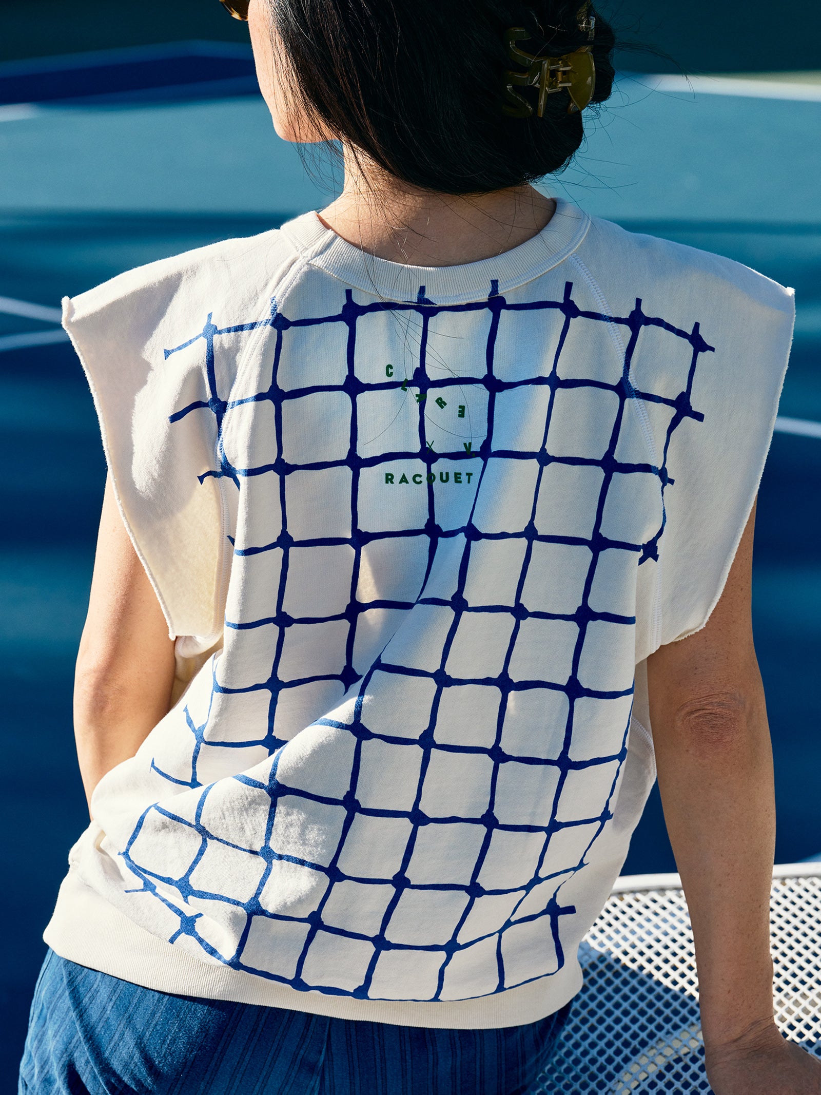 Clare V. x Racquet Net Sweatshirt Vest – Racquet | Shop